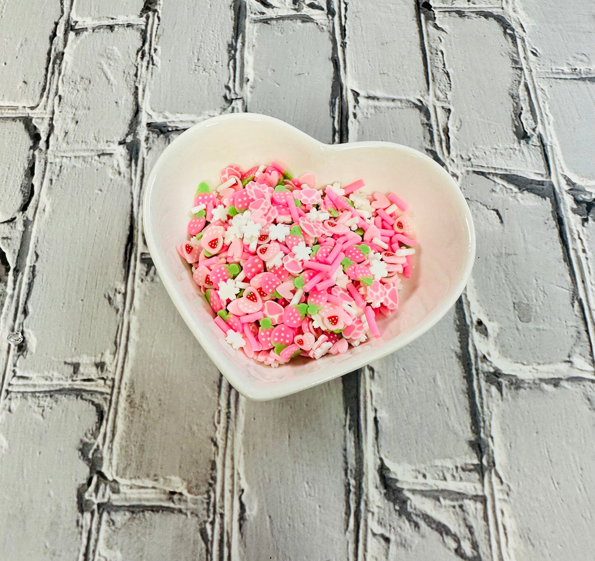 150g Pink Easter Bunny Paws Polymer Clay Sprinkle Mix - Perfect for Fa ...