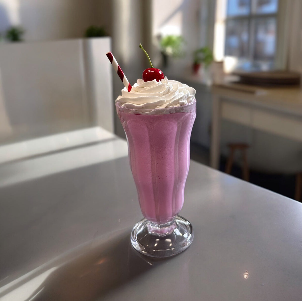 TCT Crafts Handmade Faux Strawberry Milkshake - Kitchen Decor - 11 ...